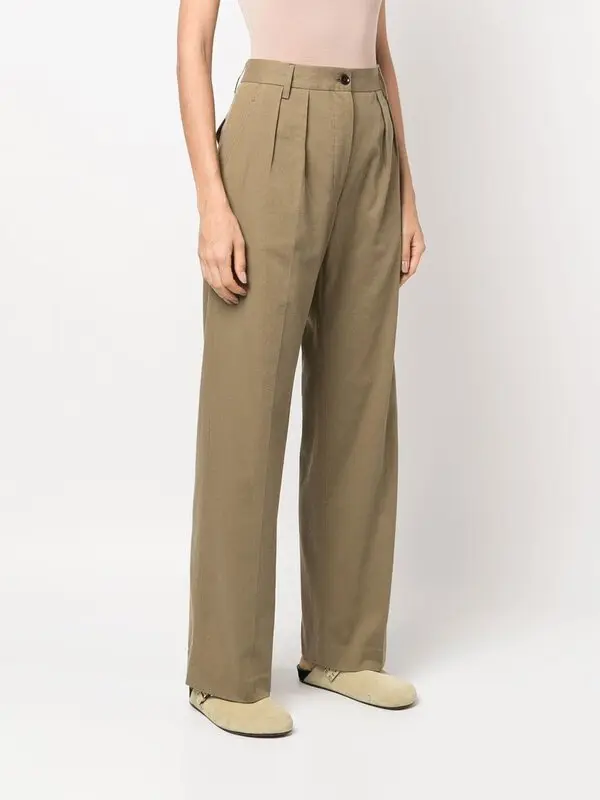 Aspesi Wide-leg Trousers - Brown