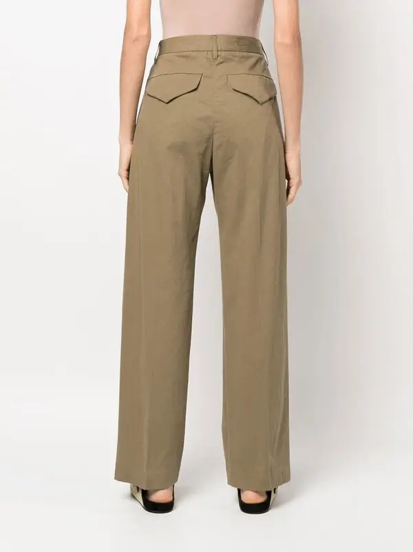 Aspesi Wide-leg Trousers - Brown