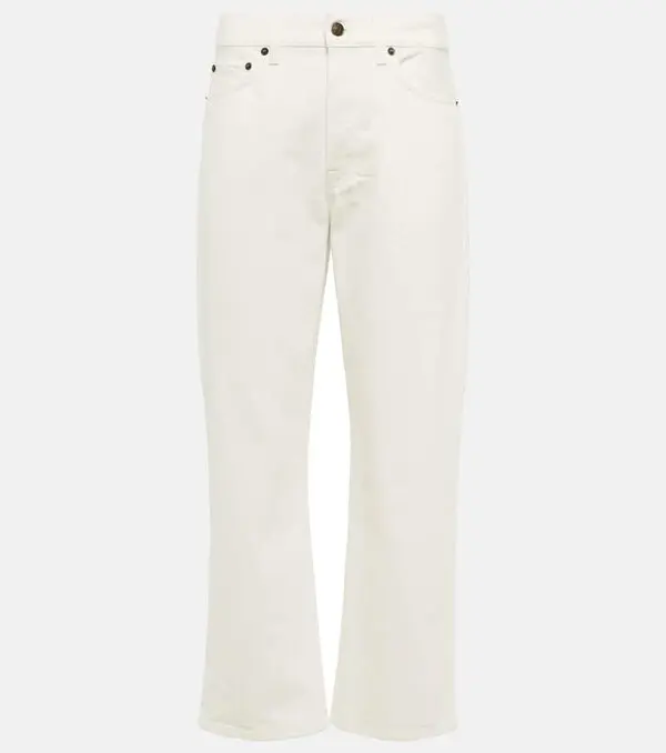 THE ROW Lesley Mid-rise Straight Jeans