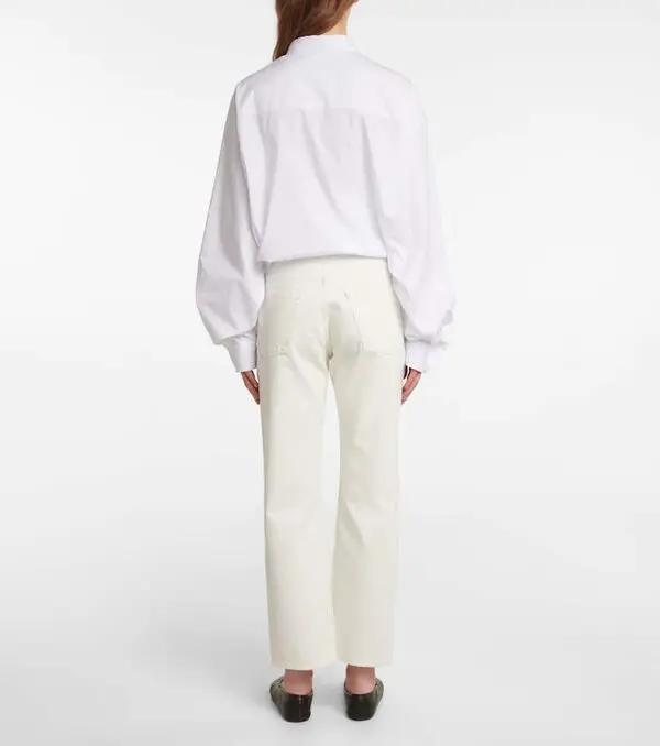 THE ROW Lesley Mid-rise Straight Jeans