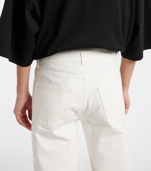 THE ROW Lesley Mid-rise Straight Jeans