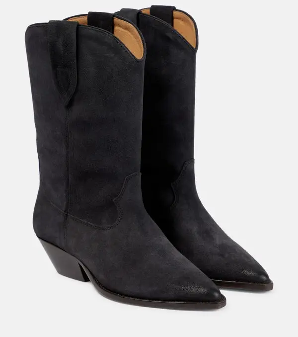 Isabel Marant Étoile Duerto Suede Cowboy Boots