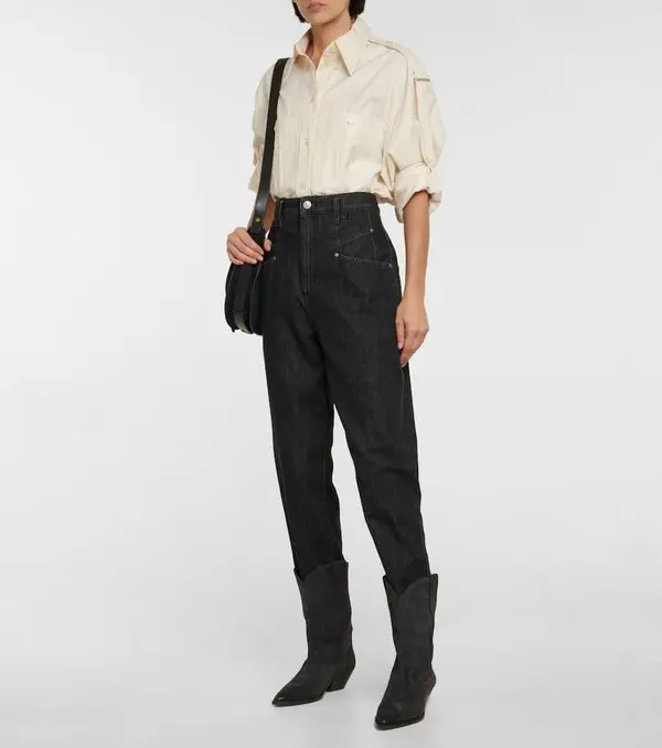 Isabel Marant Étoile Duerto Suede Cowboy Boots