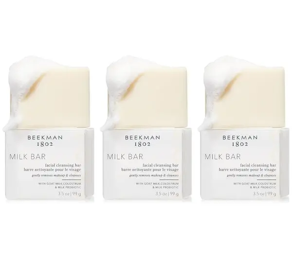 BEEKMAN 1802 Milk Bar Facial Cleansingbar Trio - One-color