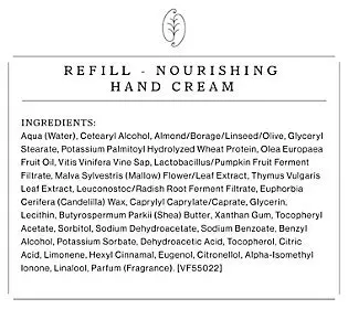 VILLA FLORIANI Collina Refill Nourishing Hand C Eam
