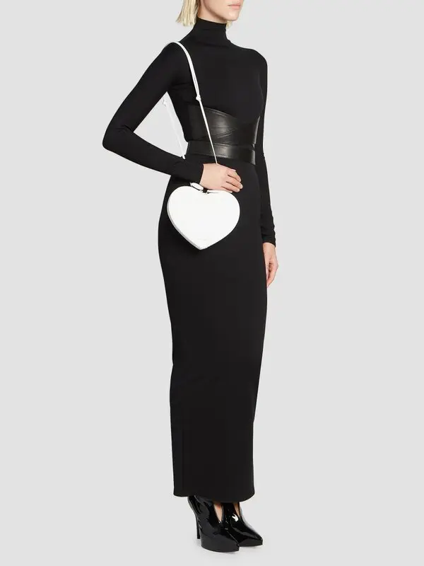 Alaïa Le Coeur Convertible Shoulder Bag - White