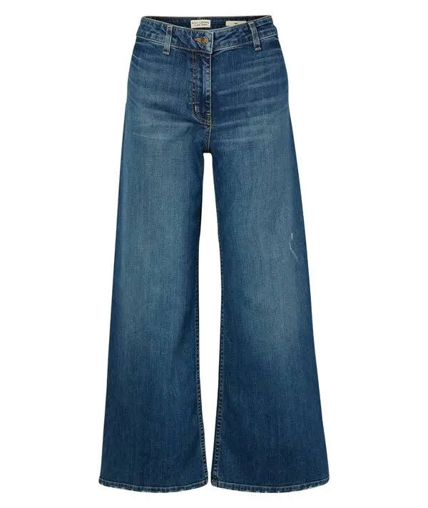 NILI LOTAN Megan High-rise Wide-leg Jeans - Blue