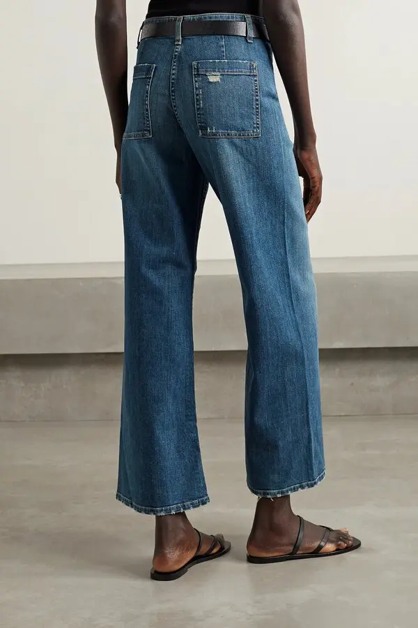 NILI LOTAN Megan High-rise Wide-leg Jeans - Blue