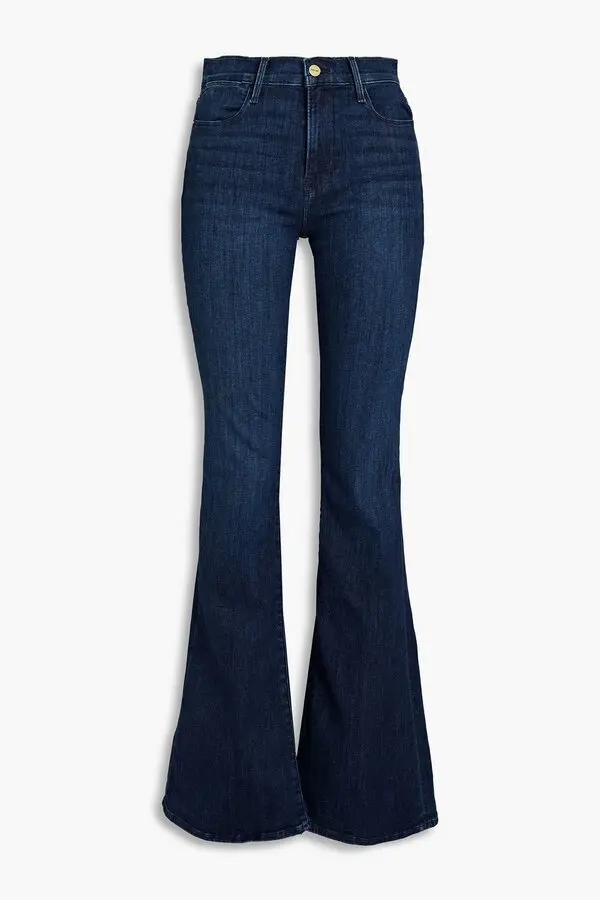 FRAME Le High Flare Midrise Flared Jeans