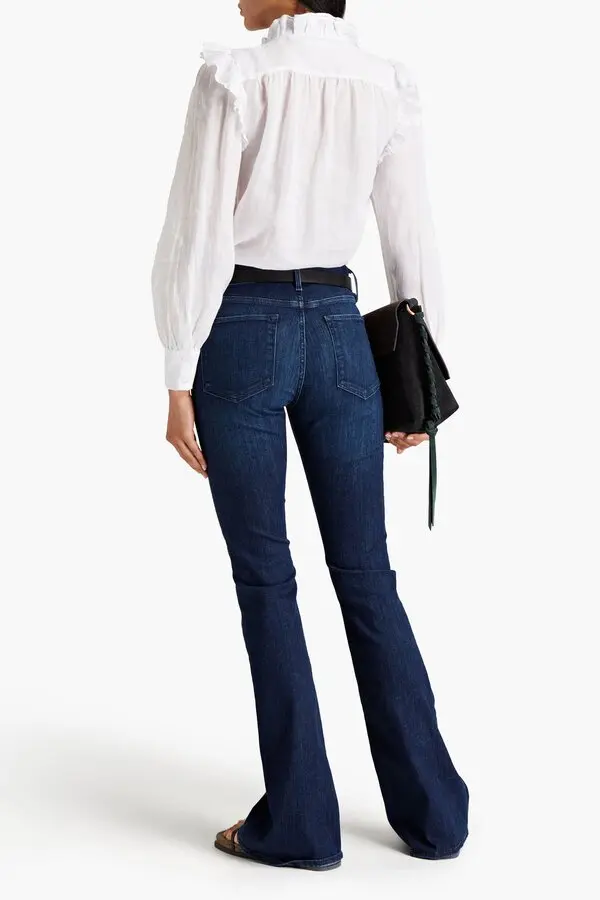 FRAME Le High Flare Midrise Flared Jeans