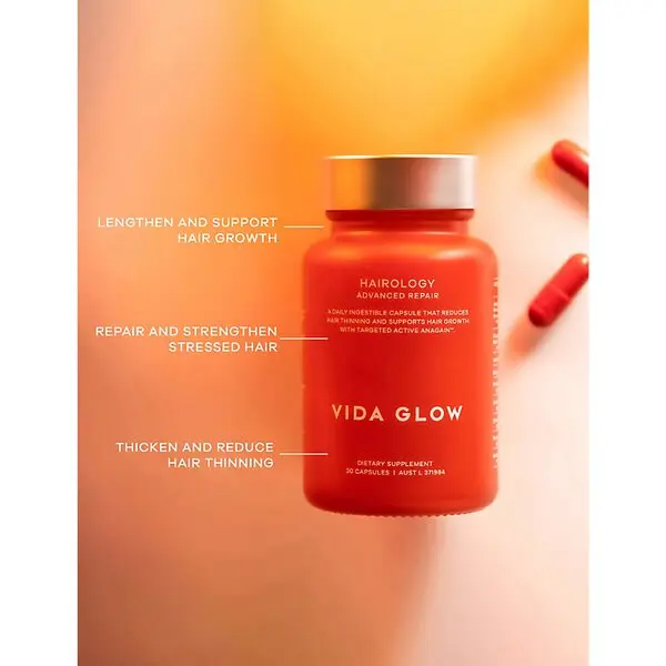 VIDA GLOW Hairology Advanced Repair Food Supplements 30 Capsules