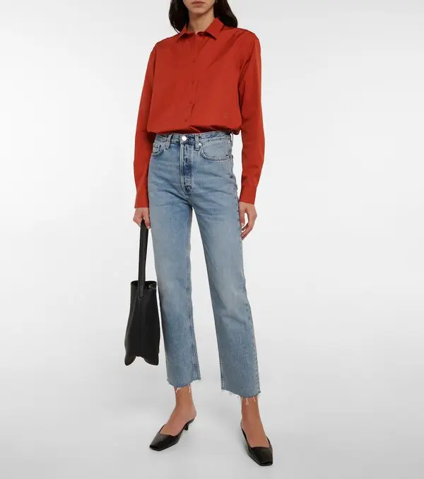 TOTEME High-rise Straight Jeans