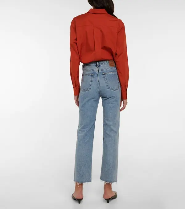 TOTEME High-rise Straight Jeans