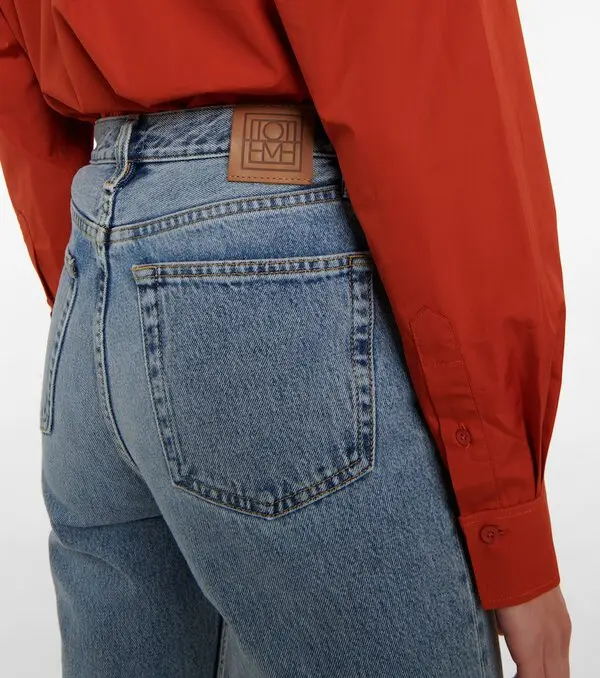 TOTEME High-rise Straight Jeans