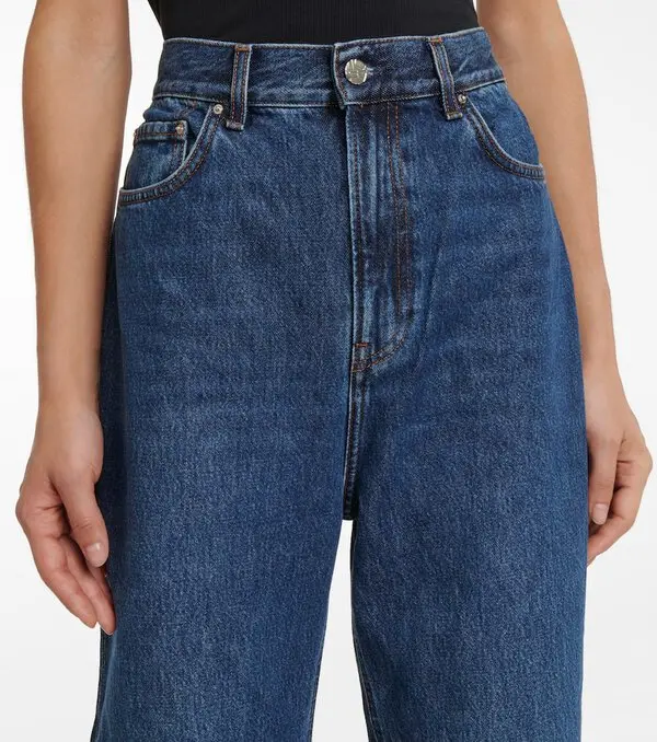 TOTEME High-rise Tapered Jeans - Blue