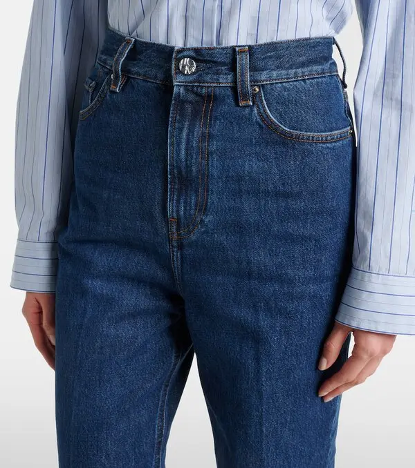 TOTEME High-rise Tapered Jeans
