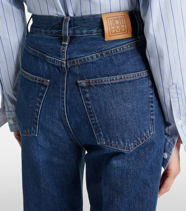 TOTEME High-rise Tapered Jeans