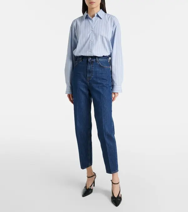 TOTEME High-rise Tapered Jeans