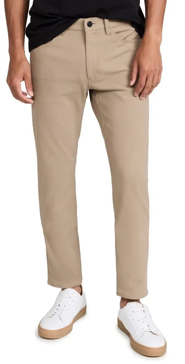 Theory Raffi Neoteric Twill Straight Pants - Bark