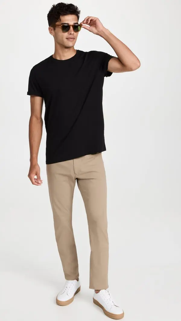 Theory Raffi Neoteric Twill Straight Pants - Bark