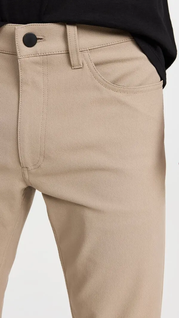 Theory Raffi Neoteric Twill Straight Pants - Bark