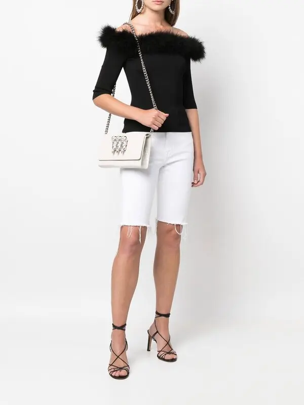 Philipp Plein Skull-charm Crossbody Clutch