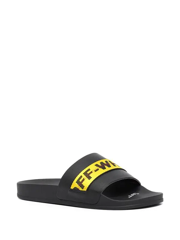 Off-White Industrial Logo Slides