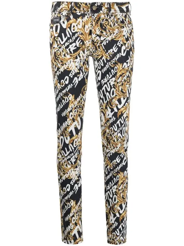 Versace Logo-print Jeans