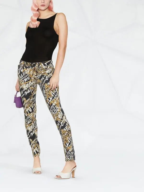 Versace Logo-print Jeans
