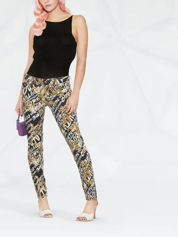 Versace Logo-print Jeans