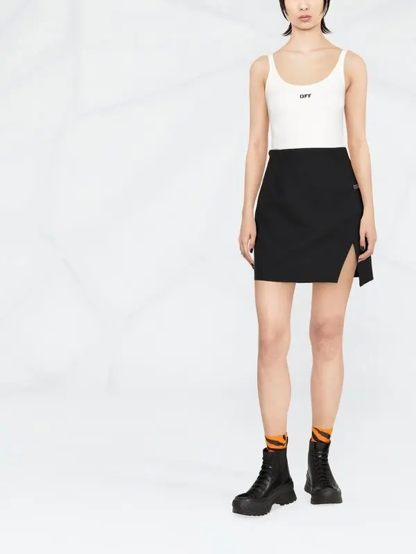 Off-White Logo-print Tank Top - White