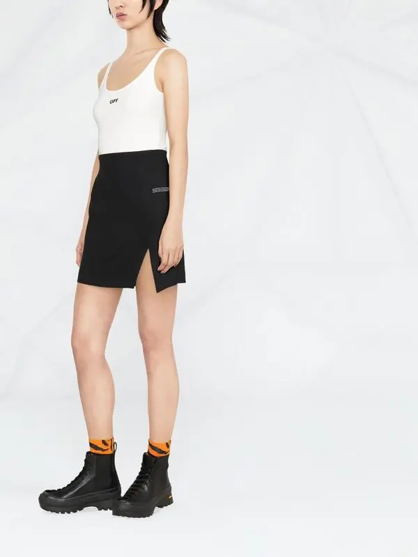 Off-White Logo-print Tank Top - White