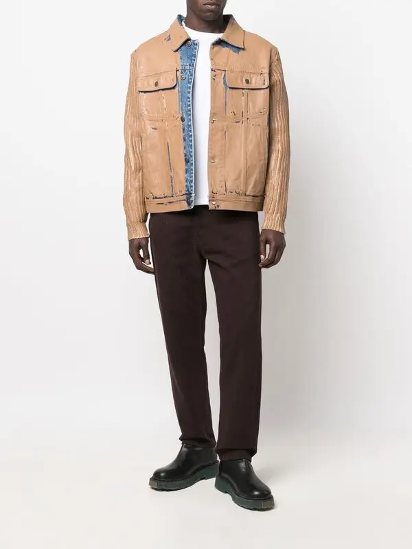 DIESEL® Panelled Denim Jacket