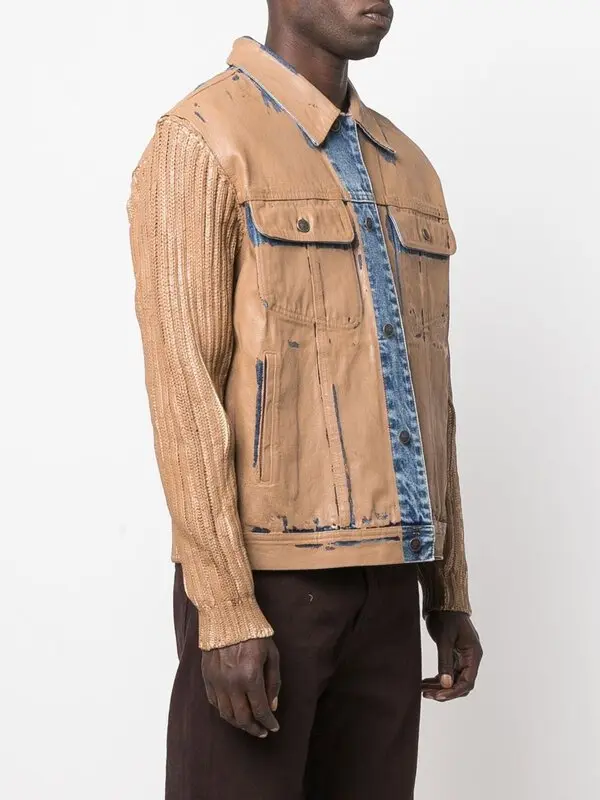 DIESEL® Panelled Denim Jacket