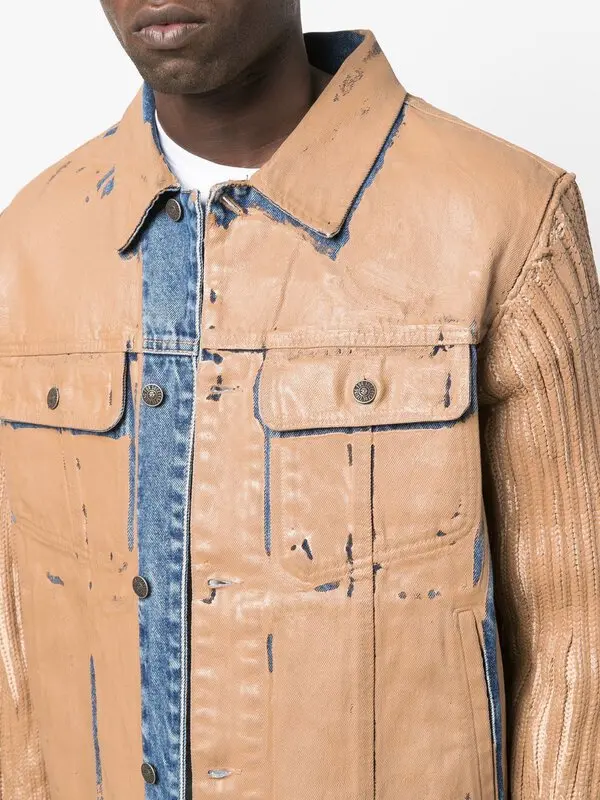 DIESEL® Panelled Denim Jacket