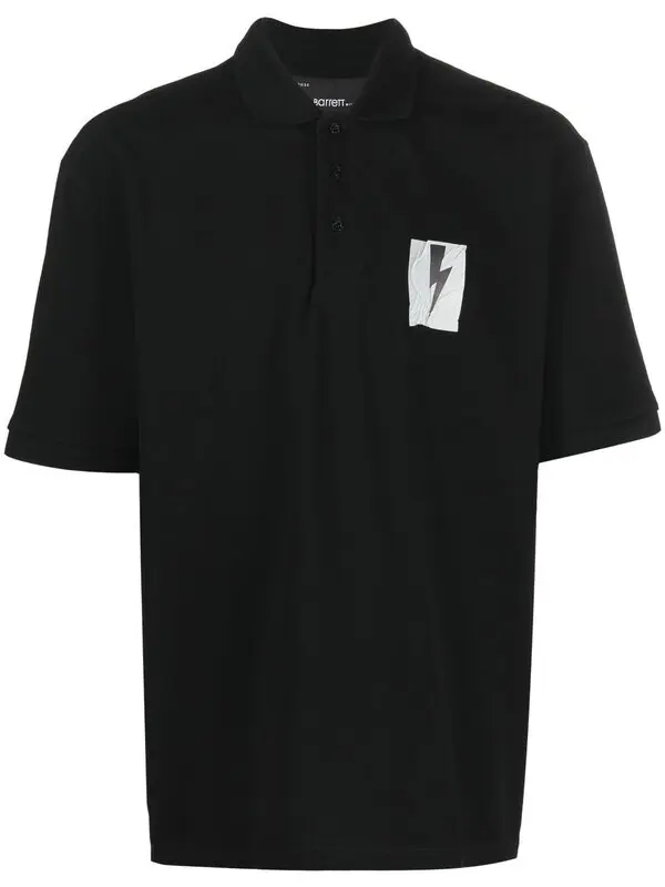 Neil Barrett Logo-patch Polo Shirt