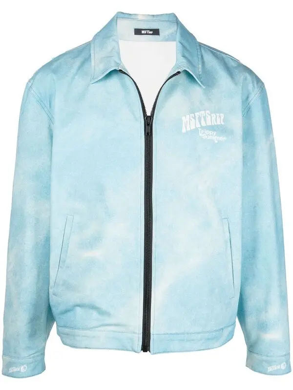 MSFTS Logo Print Lightweight Jacket