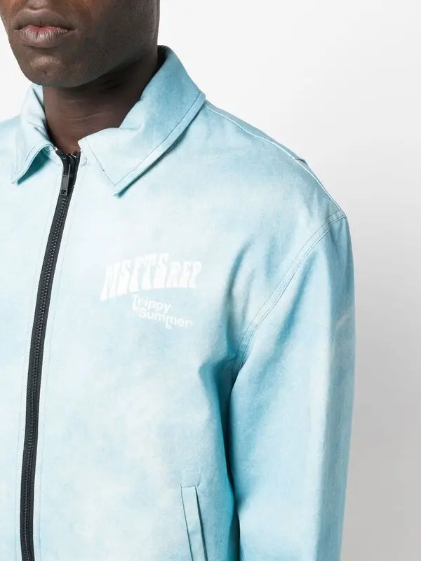 MSFTS Logo Print Lightweight Jacket