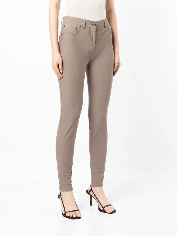 TOM FORD Metallic Skinny Jeans - Brown