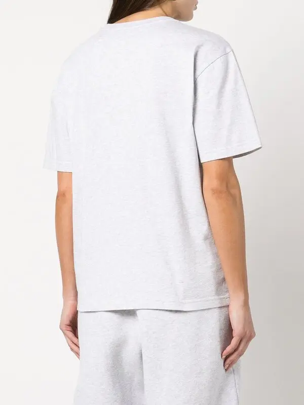 Alexander Wang Logo-print Cotton T-shirt - Grey