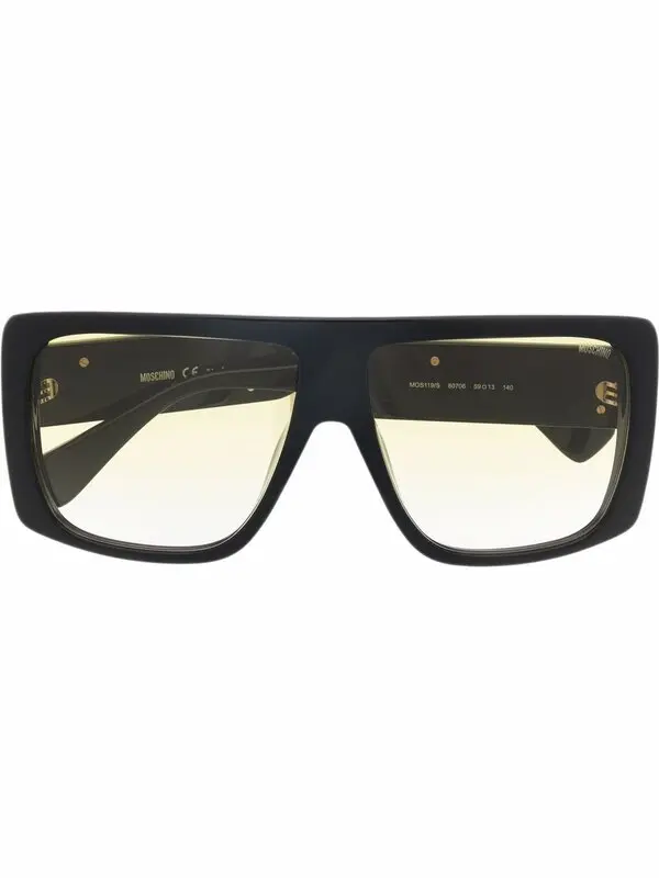 Moschino Square Frame Sunglasses - Black