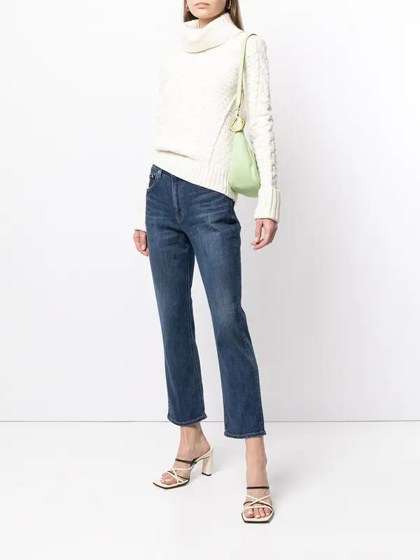 TU ES MON TRESOR The Rose Quartz Bootcut Jeans