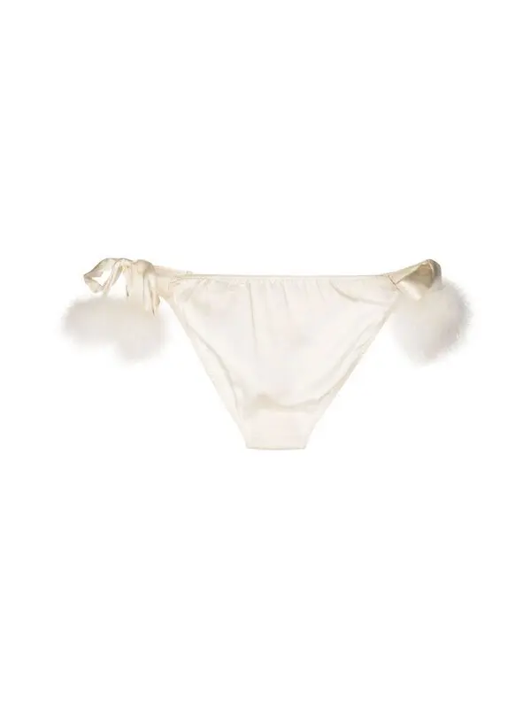 GILDA & PEARL Celeste Tie-side Silk Briefs