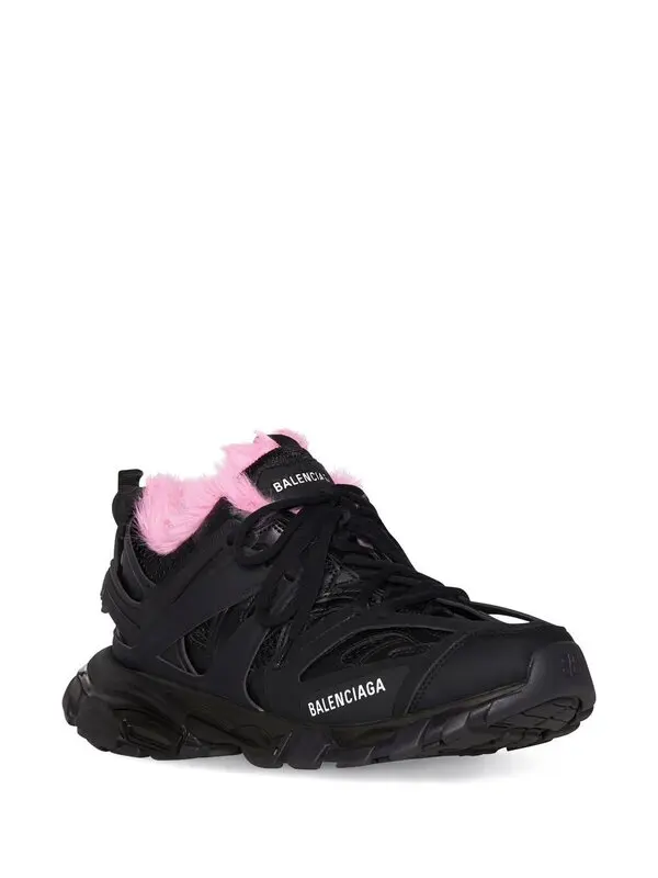 Balenciaga Track Faux Fur-lined Sneakers