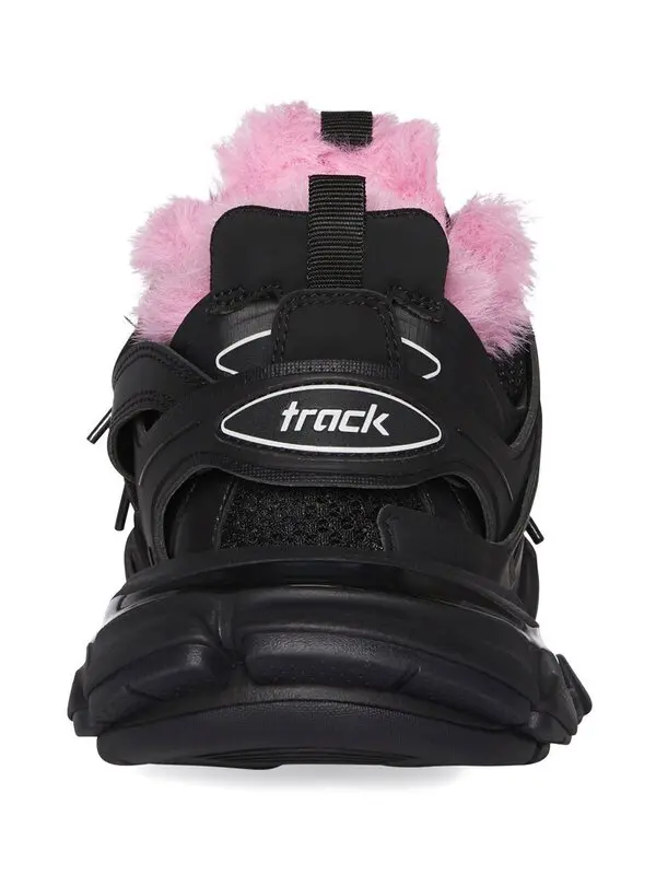 Balenciaga Track Faux Fur-lined Sneakers