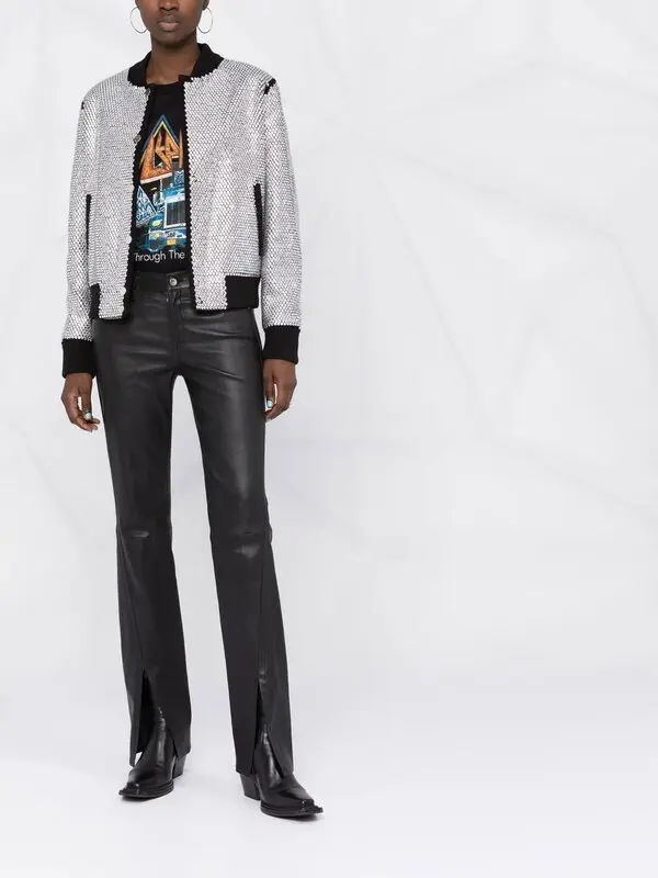 Philipp Plein Crystal-embellished Bomber Jacket