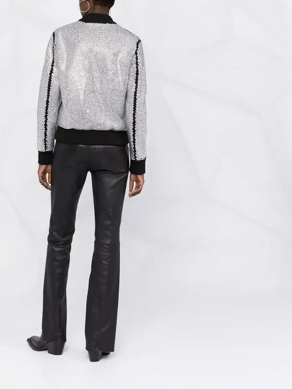 Philipp Plein Crystal-embellished Bomber Jacket