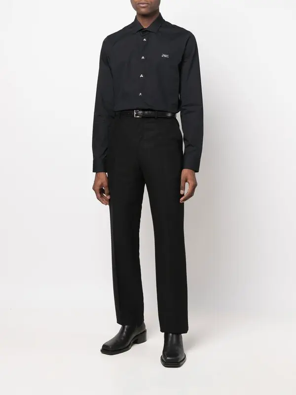 Philipp Plein Shirt Sugar Daddy Cut Ls - Black