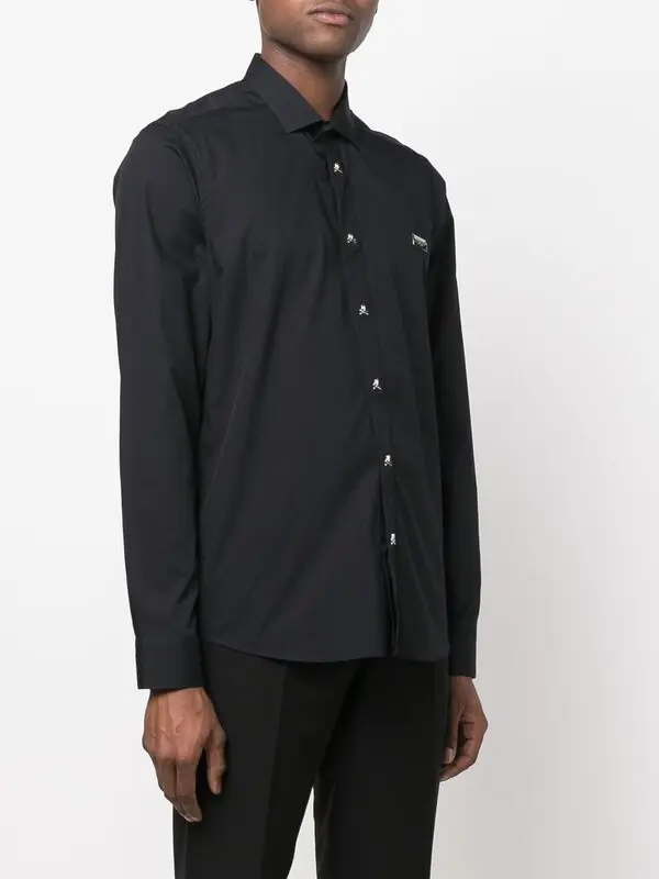 Philipp Plein Shirt Sugar Daddy Cut Ls - Black