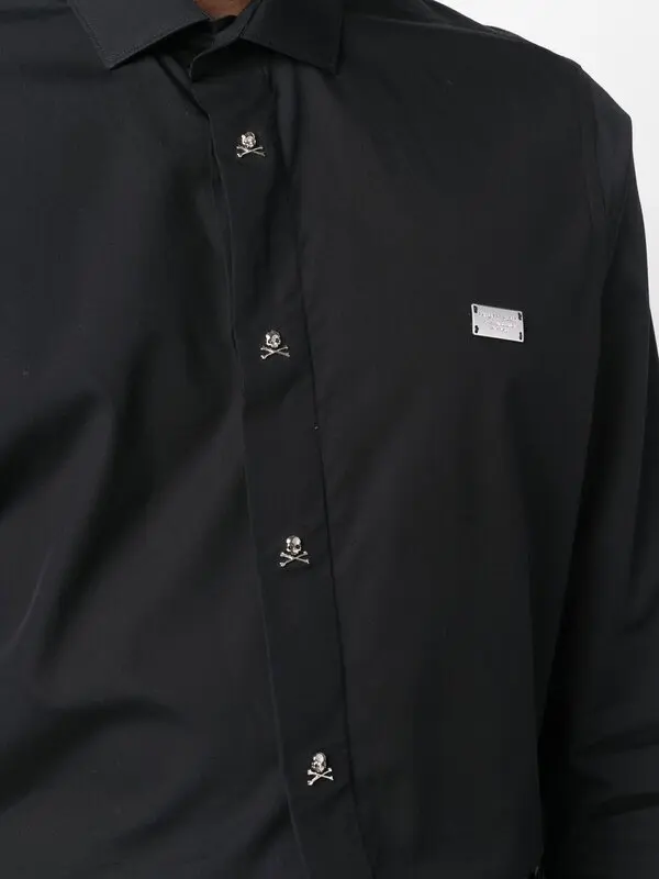 Philipp Plein Shirt Sugar Daddy Cut Ls - Black